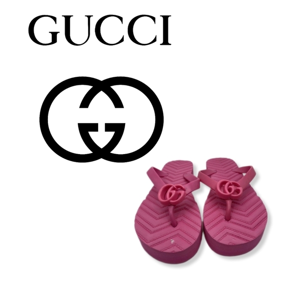 Gucci | Shoes | Gucci Pascar Gg Platform Flip Floppink | Poshmark